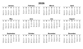 Free Printable Calendars - CalendarsQuick