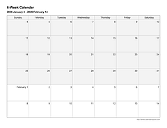 Printable Weekly Calendars - CalendarsQuick