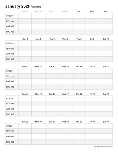 Printable Academic Calendars - CalendarsQuick