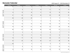 Printable Academic Calendars - CalendarsQuick