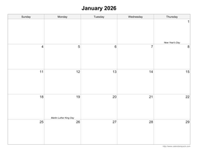 Printable Monthly Calendars - CalendarsQuick